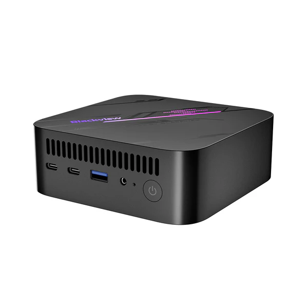 Mini PC Blackview MP100 AMD R7 5825U 16GB/512GB/1xHDMI/1xDP/RJ45/BT/WiFI/Win 11 Pro Black