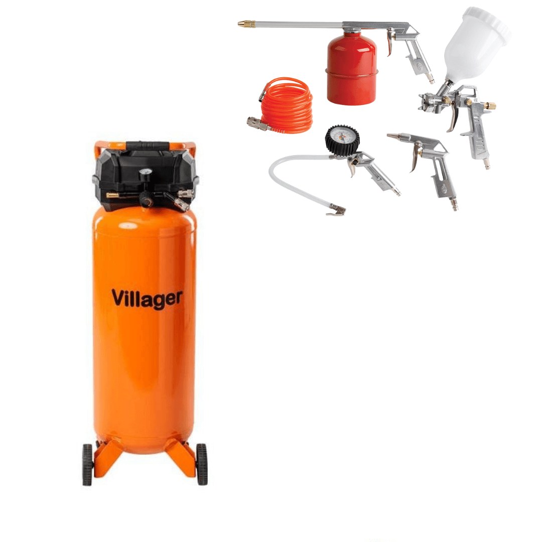 Kompresor Villager VAT 50 L Pylon + Poklon Set pneumatskog alata ...