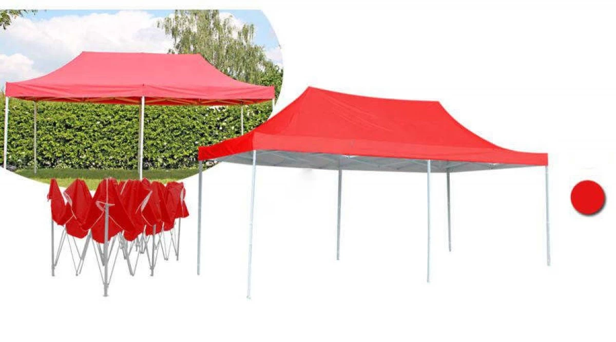 Paviljon Sa Mehanizmom 3x5,7m Crveni