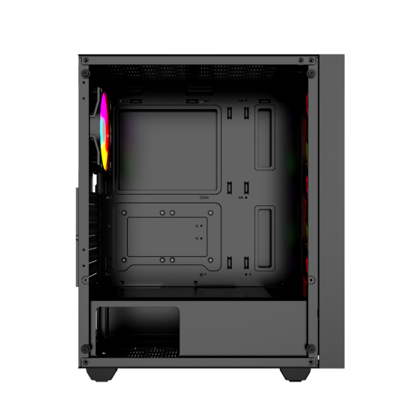 Kuciste Raidmax Vector 100 Black 4 x RGB fan/Window/No-PSU